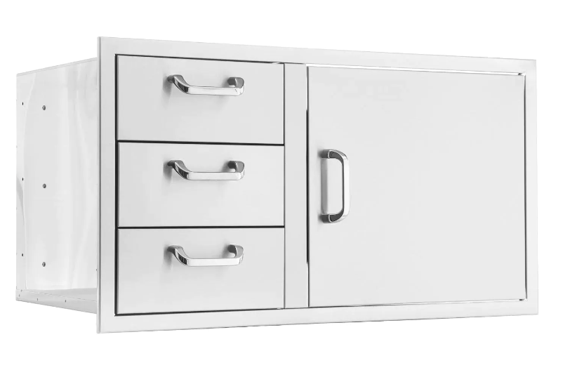 PCM: 260 Series 39" Access Door & Triple Drawer Combo, Reversible