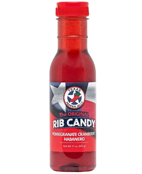 Texas Pepper Jelly: Pomegranate Cranberry Habanero Rib Candy